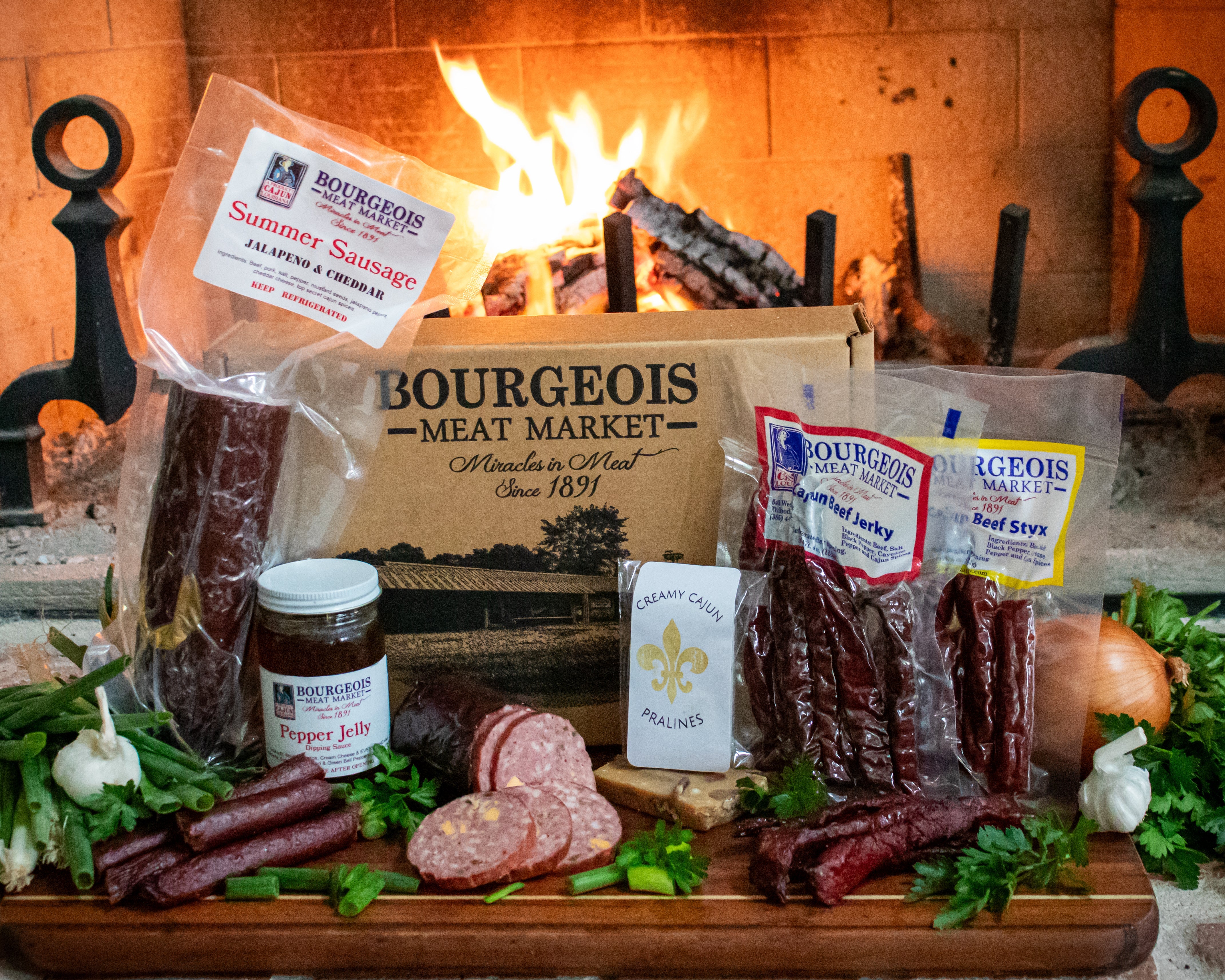 Cajun Gift Boxes - Authentic Louisiana Flavors | Bourgeois Meat Market